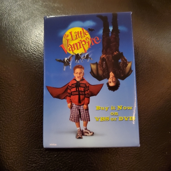 New Line Cinema | Jewelry | 20 The Little Vampire Vhs Advertisement Pin ...
